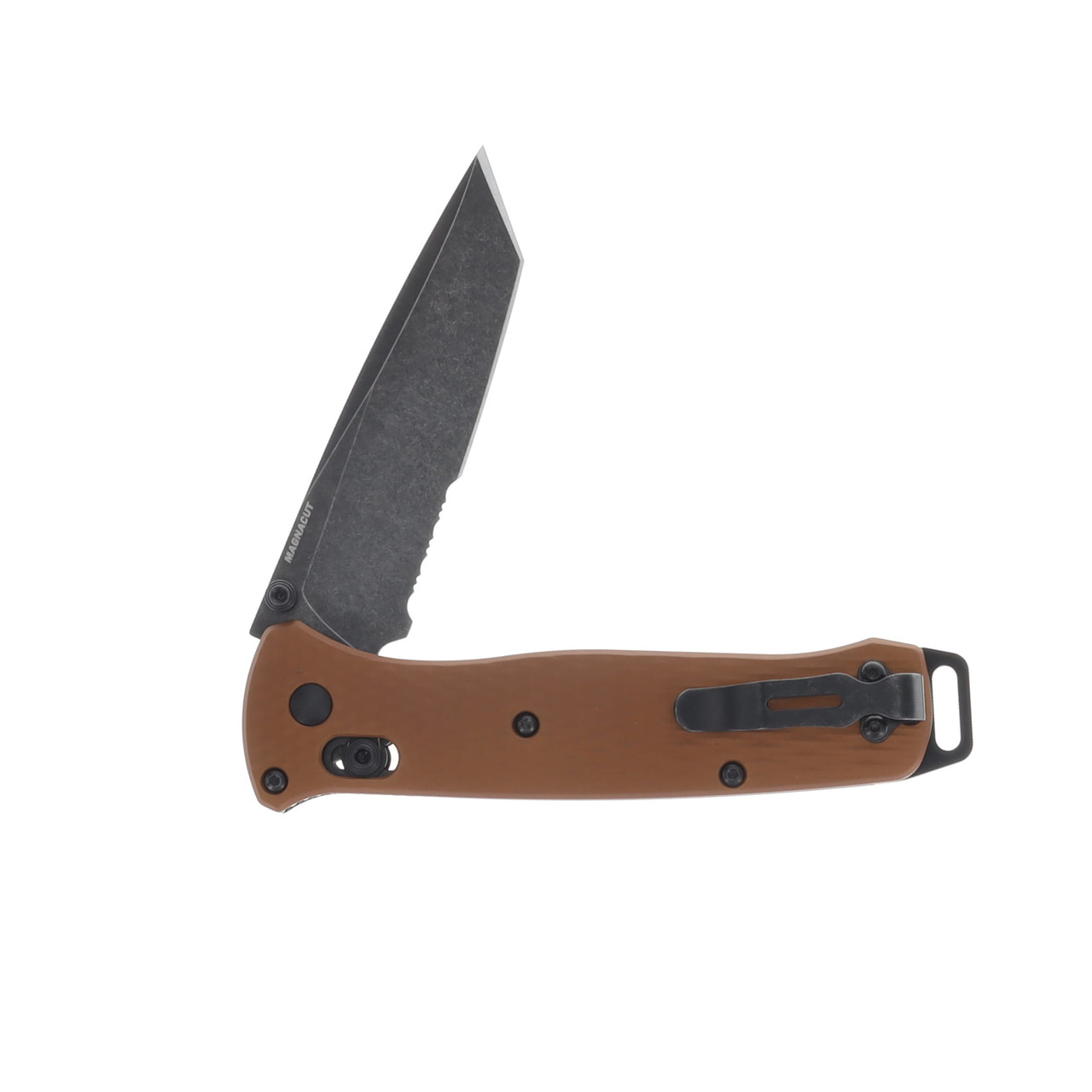 Benchmade Bailout Battlewash Magnacut Partially Serrated Tanto with ...