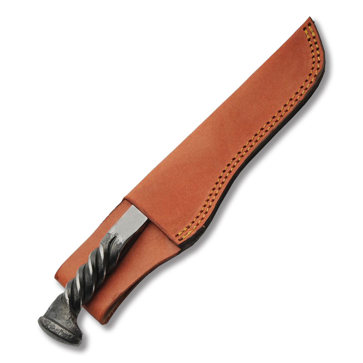 11 Inch Railroad Spike Tanto Fixed Blade Knife HS4457 - Smoky Mountain ...