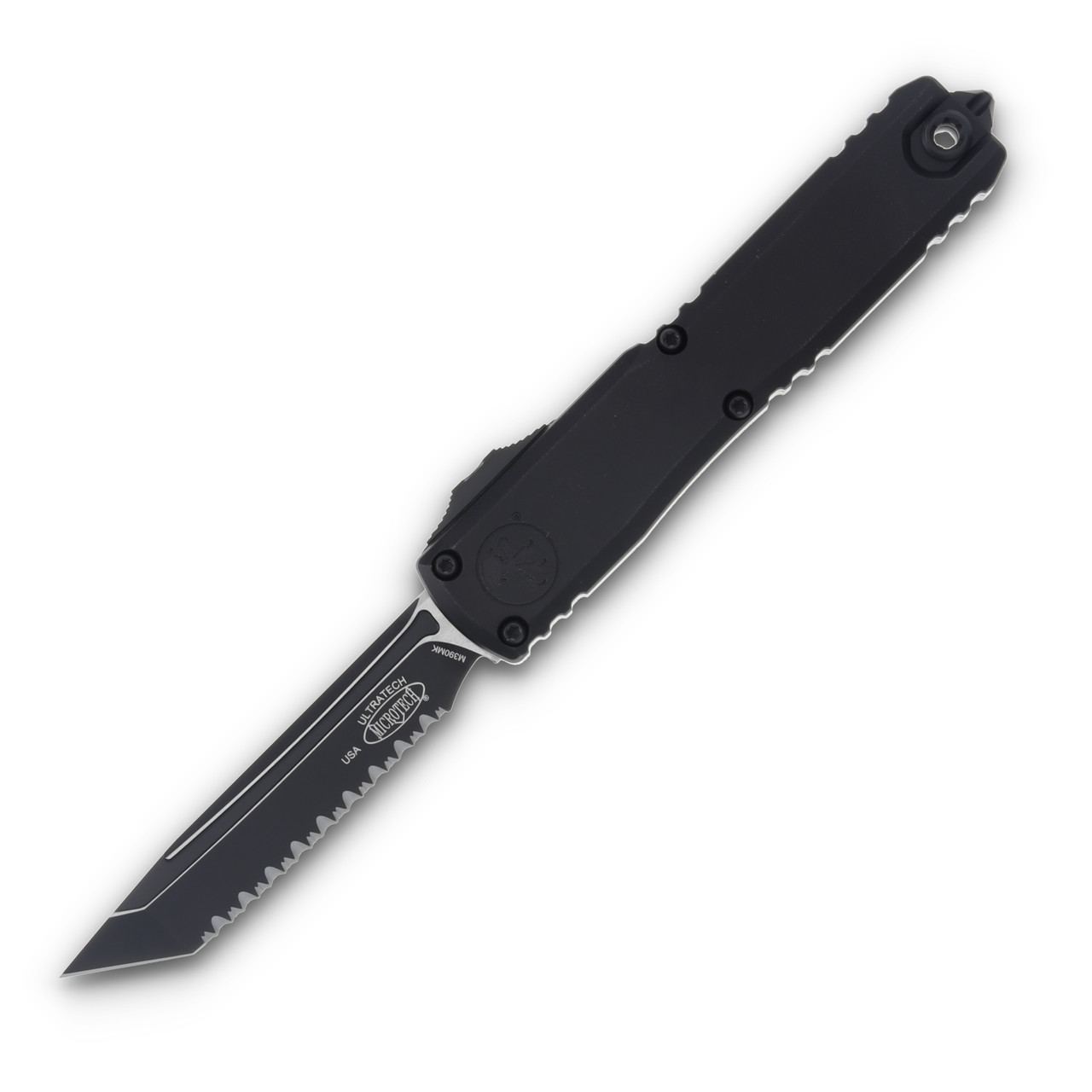 Microtech Ultratech GEN III ZBP OTF Tactical Black 3.55in full Serr ...