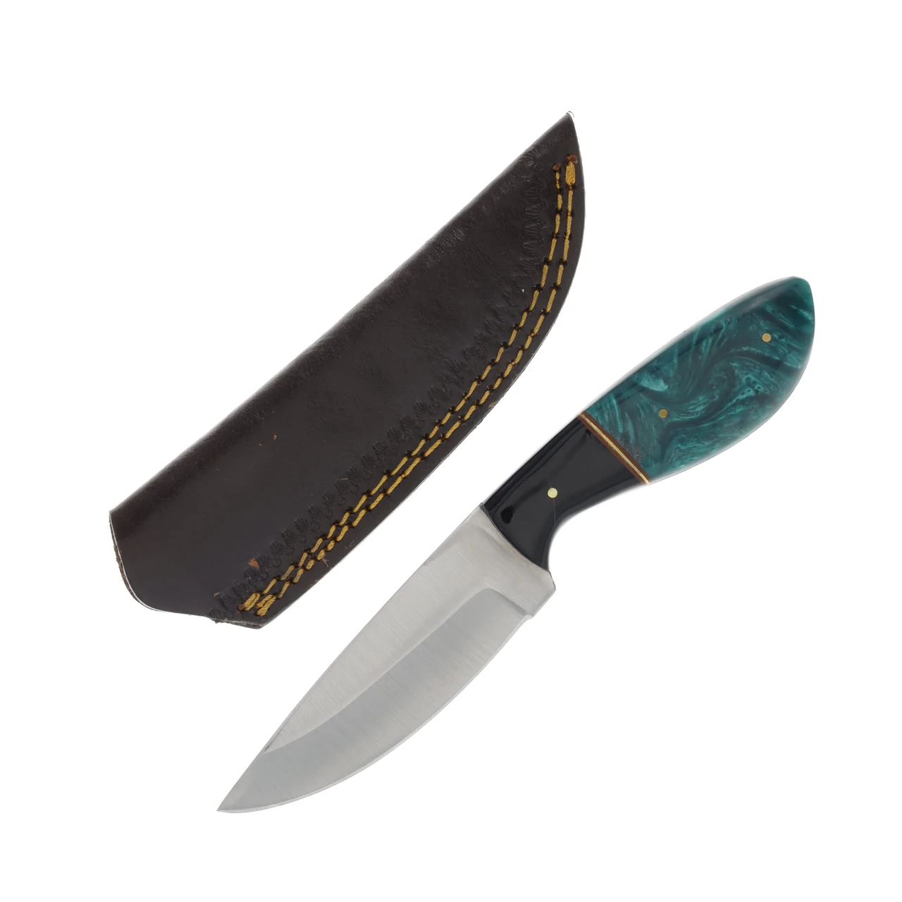 8.75 Inch Verdant River Hunter Fixed Blade Knife 203521 - Smoky ...