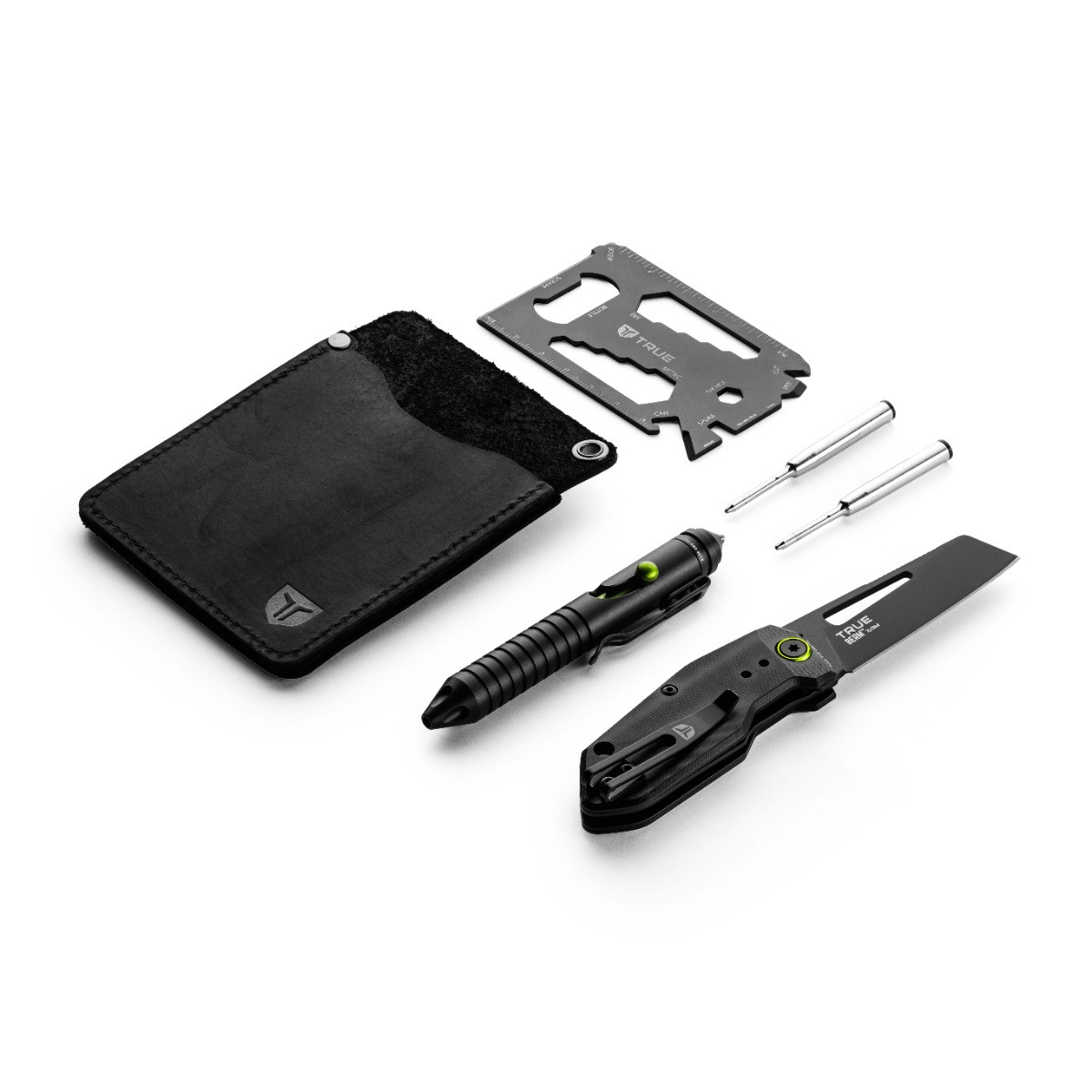 True Blades EDC Pouch Kit - 2.5in Black Cleaver Blade Limited Edition ...