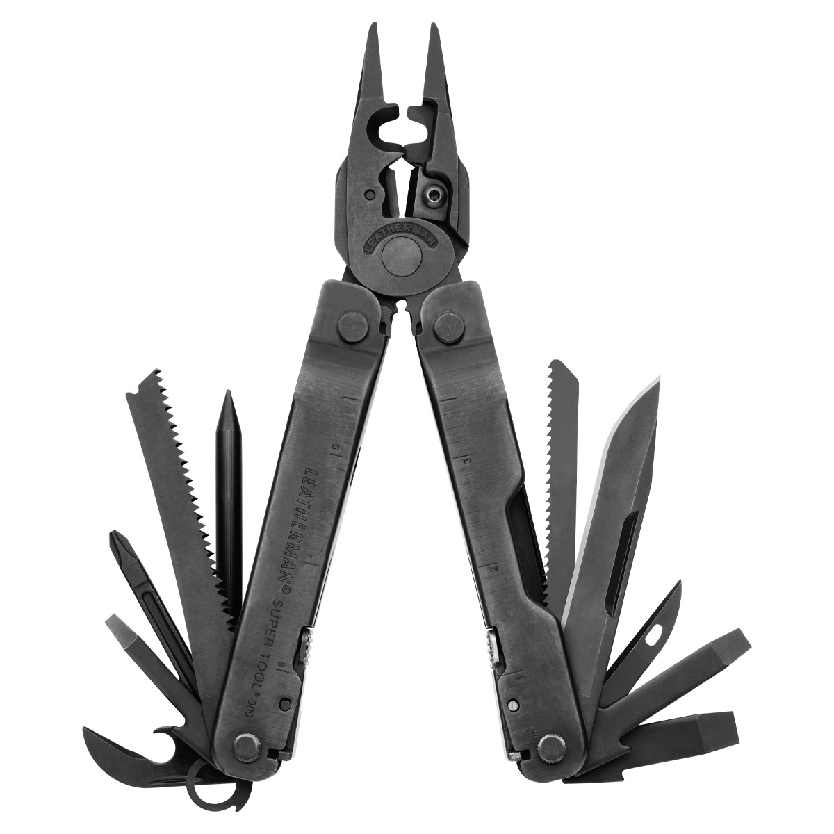 Leatherman Super Tool 300 EOD Folding Multi-Tool All Black LM831367 ...