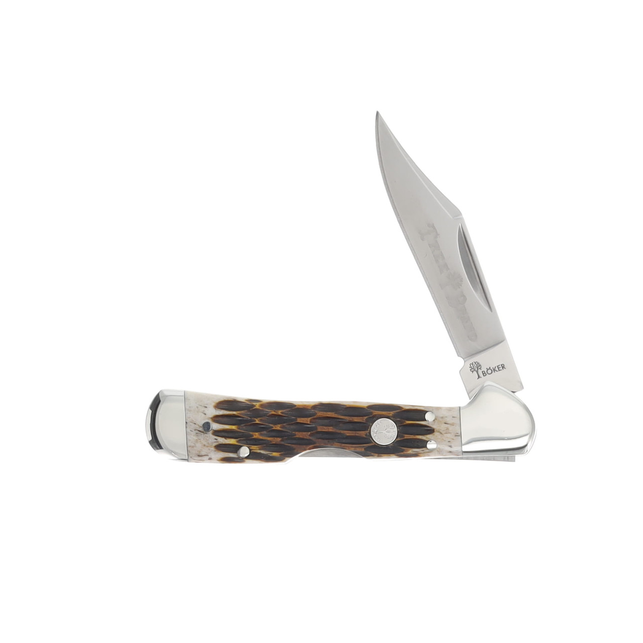 Boker Traditional Series 2.0 Copperhead Backlock Amber Jigged Bone ...