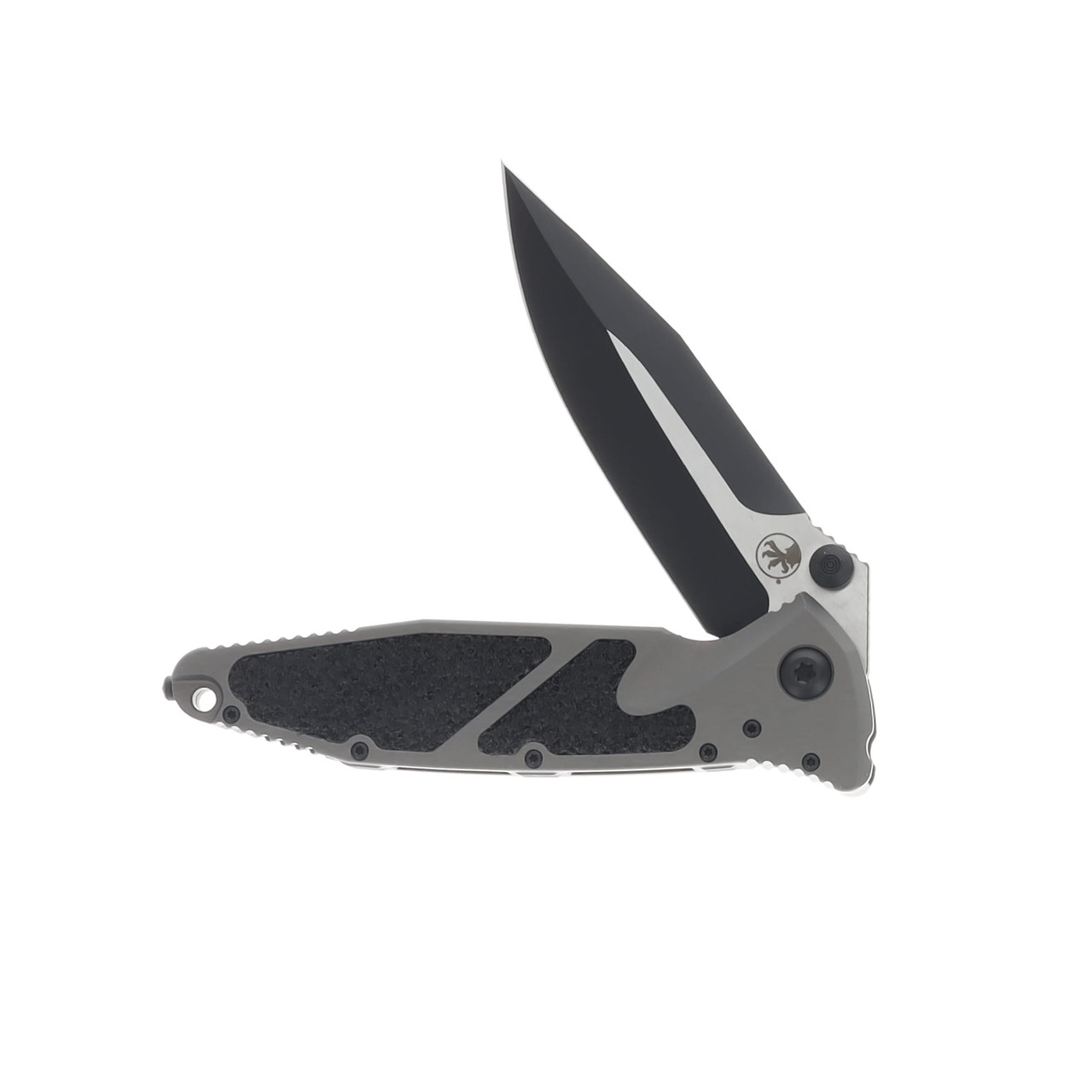 Microtech Socom Elite S-E Black Spearpoint-Spike-Grind Natural Clear ...