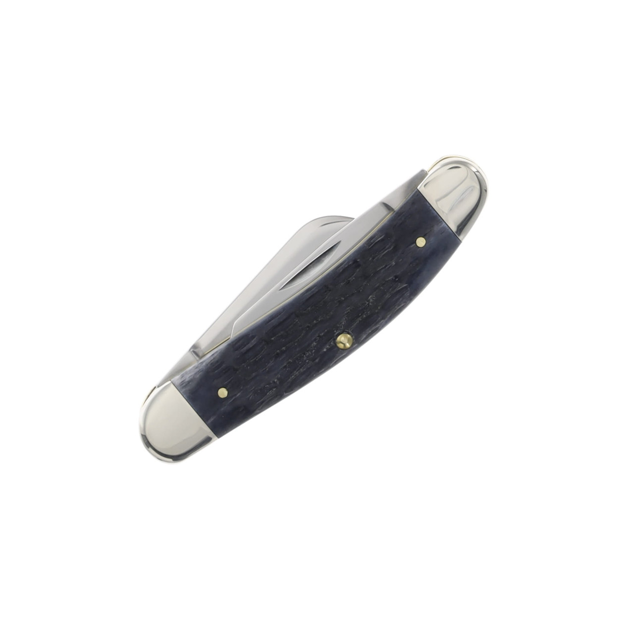 Case XX Carbon Steel Pocket Worn Gray Bone Sowbelly Folding Knife