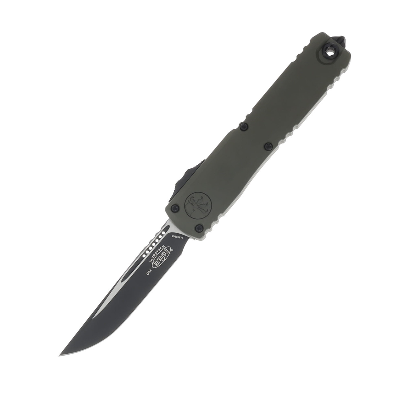 Microtech Ultratech OTF Automatic Zero Blade Play DLC Standard/OD Green ...