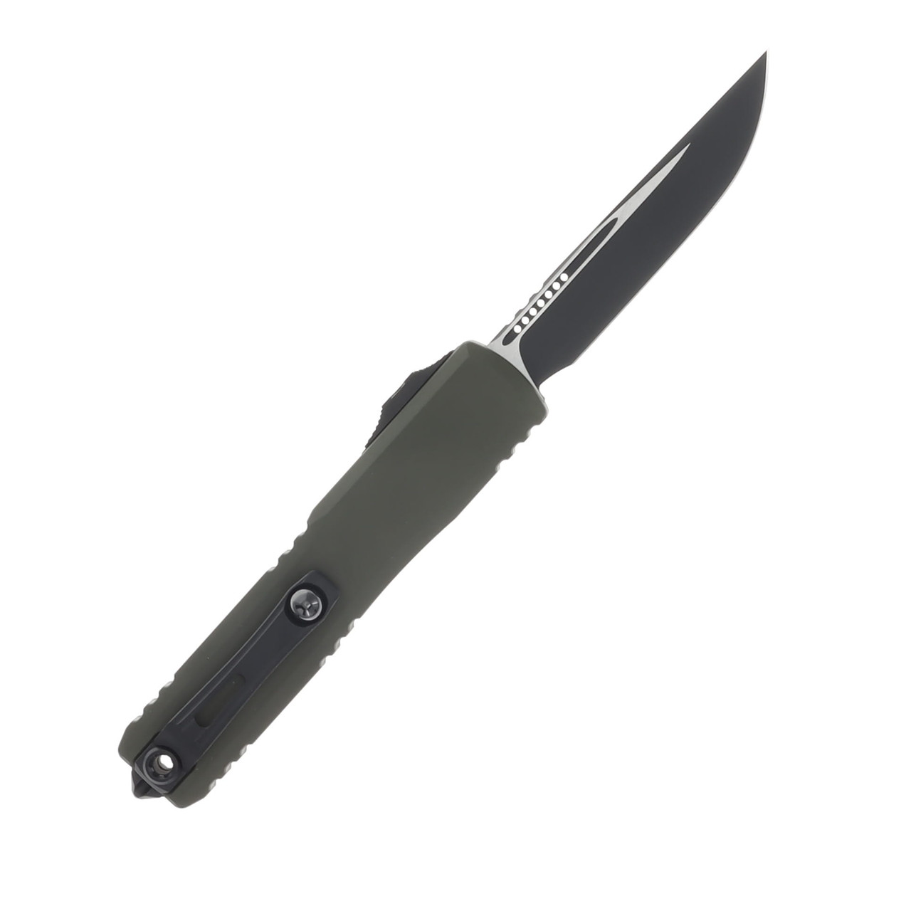 Microtech Ultratech OTF Automatic Zero Blade Play DLC Standard/OD Green ...