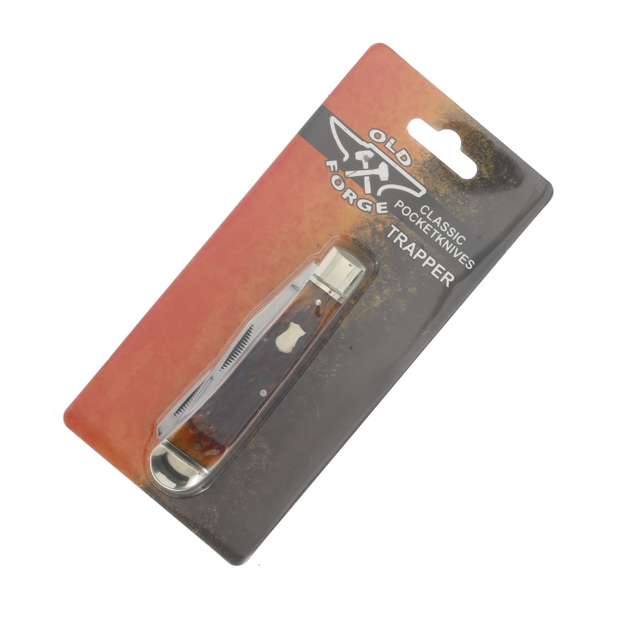Old Forge Brown Jigged Bone 2 Bld. Trapper D2-Blade Steel OF54BJB ...