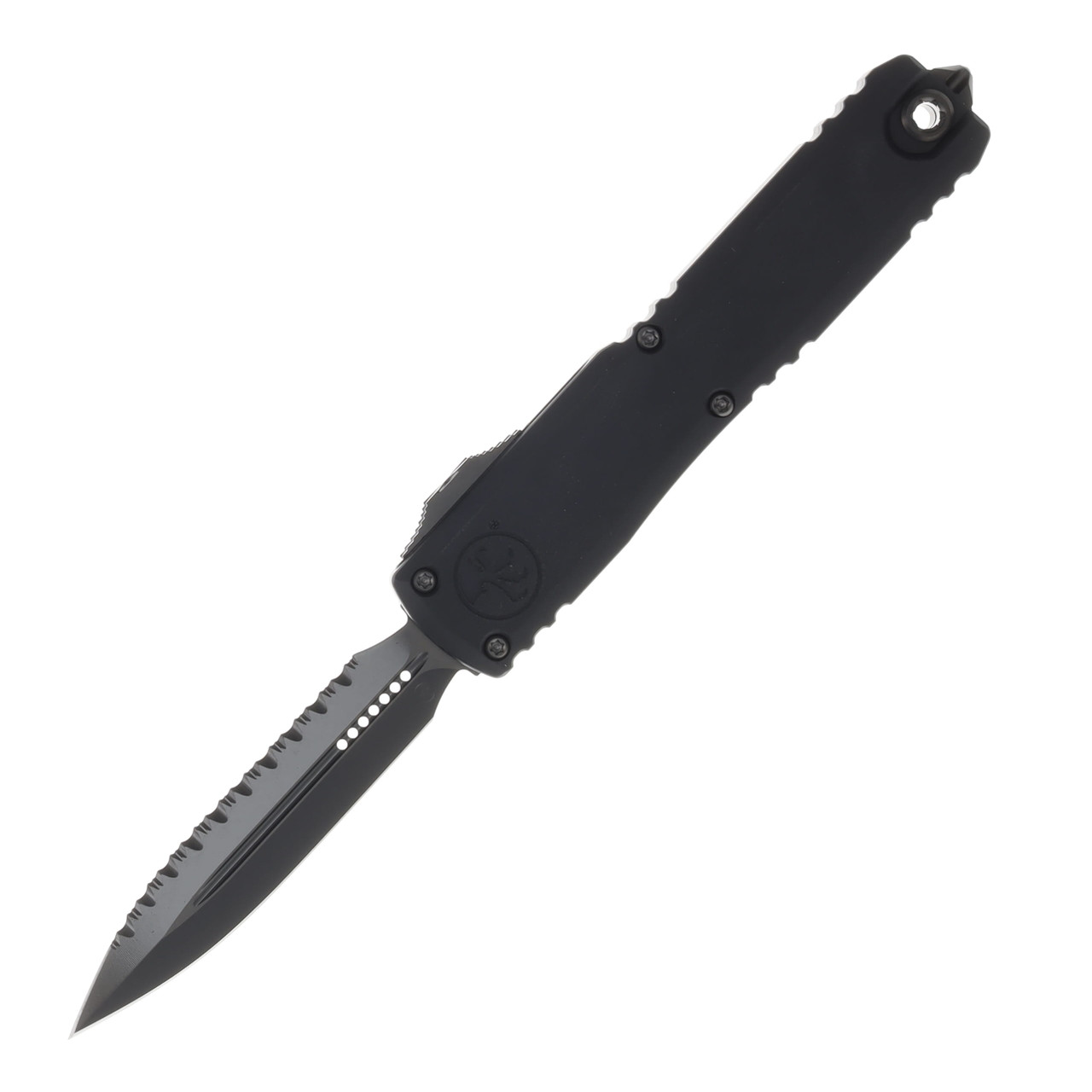 Microtech Ultratech ZBP OTF Auto D-E Shadow DLC Full Serrated DLC ...
