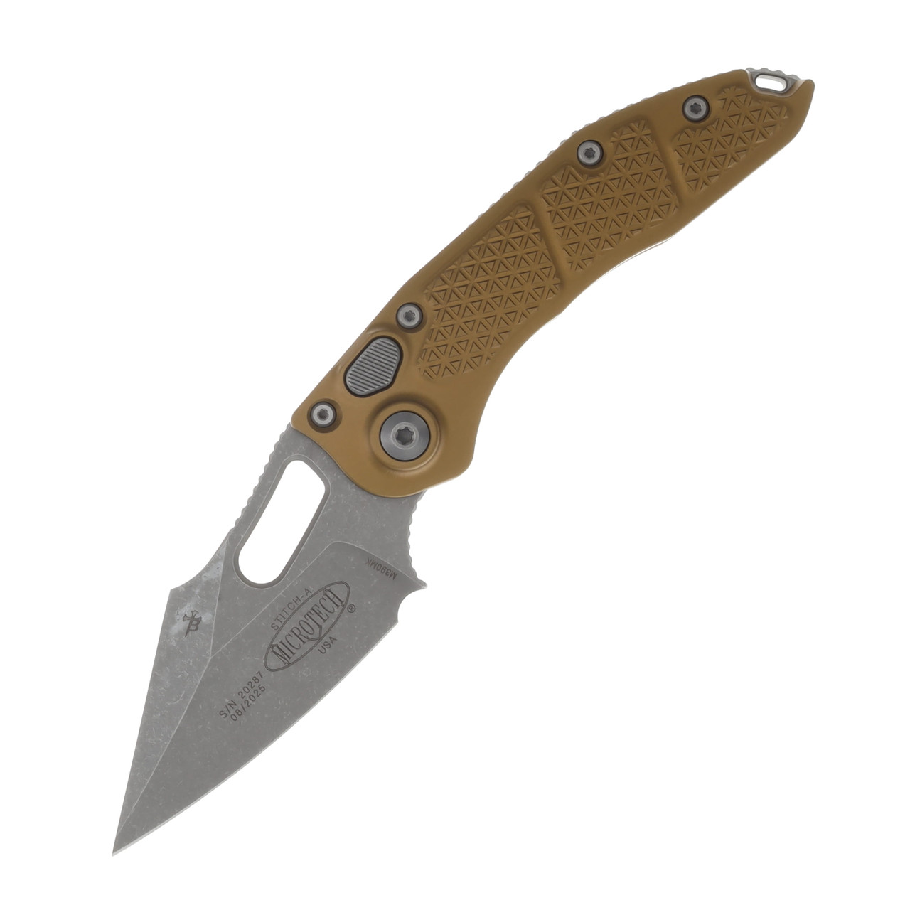 Microtech Stitch Automatic Knife Apocalyptic Standard/Tan AUMT16910APTA ...