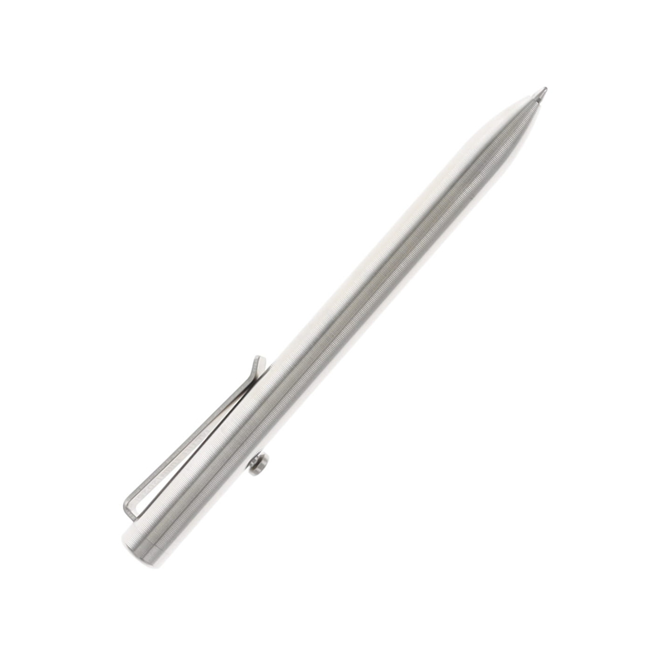 Tactile Turn Bolt Action Pen Short 5.1" Titanium 10-BA2-TTM-TTM - Smoky ...