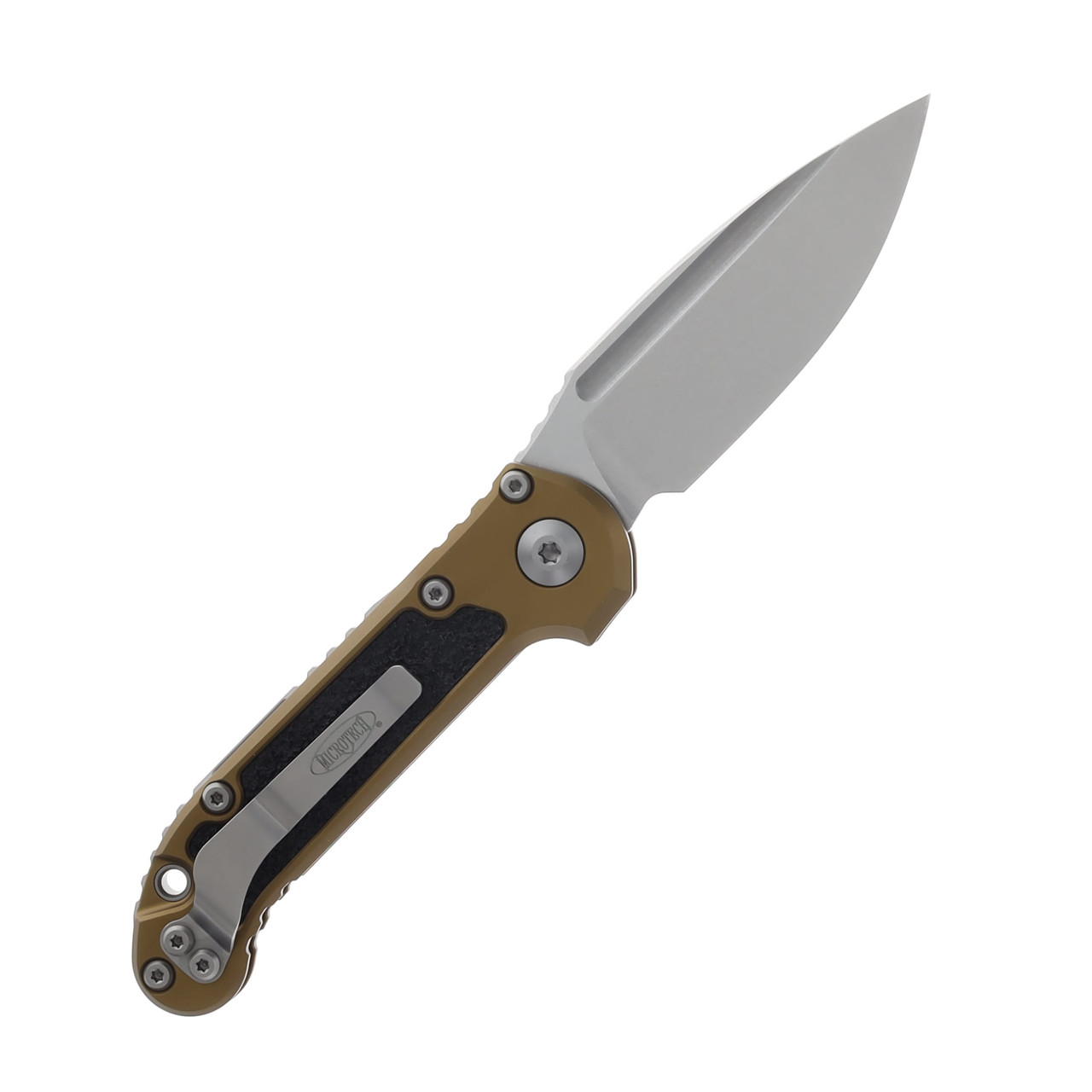 Microtech 2023 LUDT OTS Auto C/P STW Tan Standard MT113510TA - Smoky ...