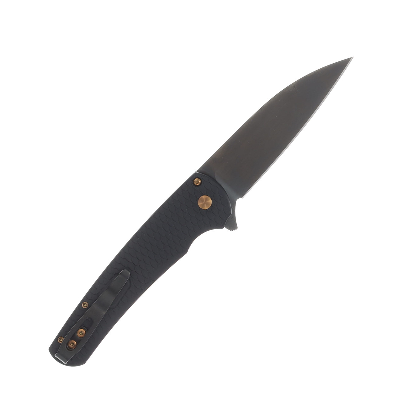 Pro Tech Malibu Folding Knife Blk 7075 Dragon Scale Aluminum Handle ...