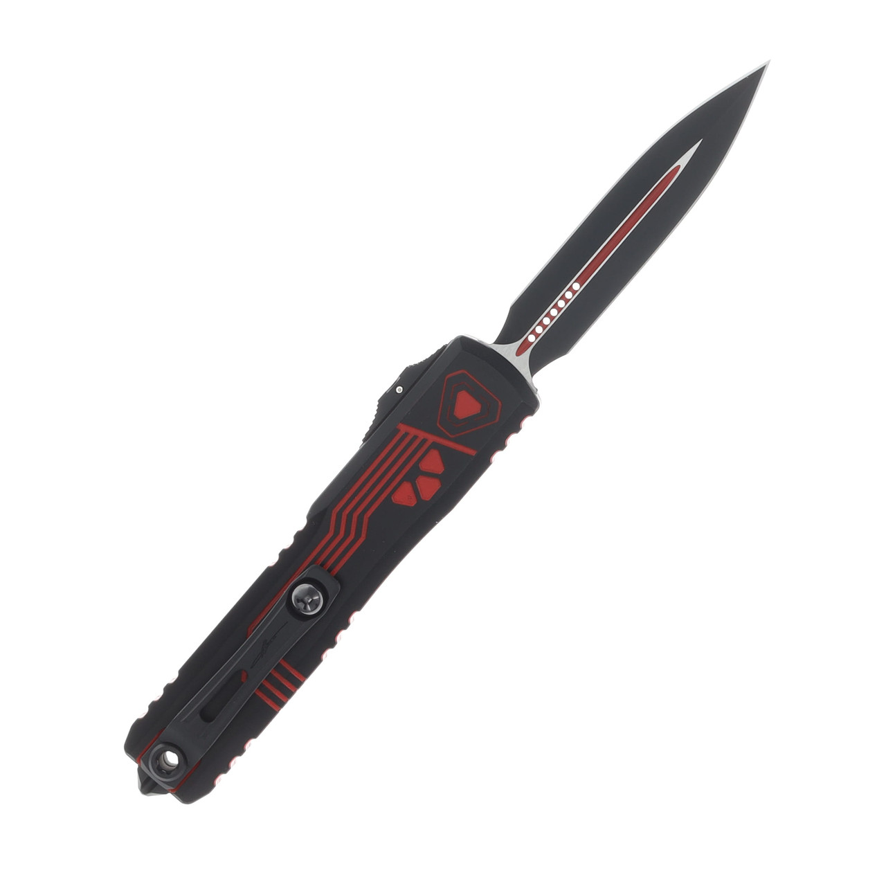 Microtech Ultratech Gen IV OTF Auto Signature Series Red-Black Standard ...