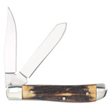 Queen Genuine Stag 3.5in Mini Trapper