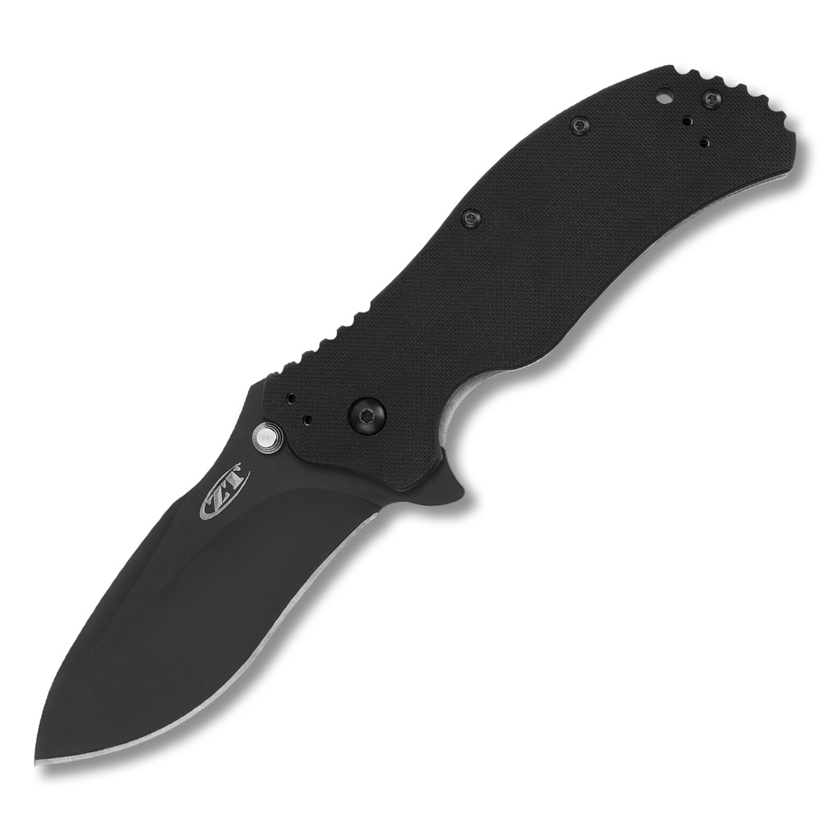 Zero Tolerance 0350 Assisted Open Folding Knife Blackout S30V/G-10 Ken ...