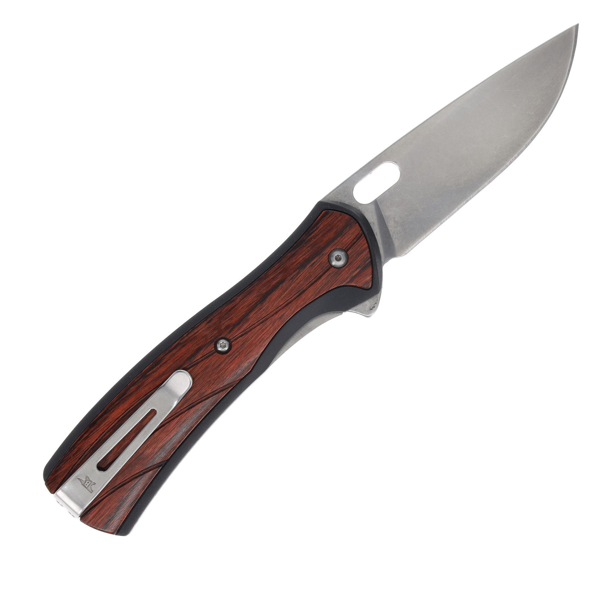 Buck 346 Vantage Linerlock Folding Knife (Large, Rosewood) BU7837 ...