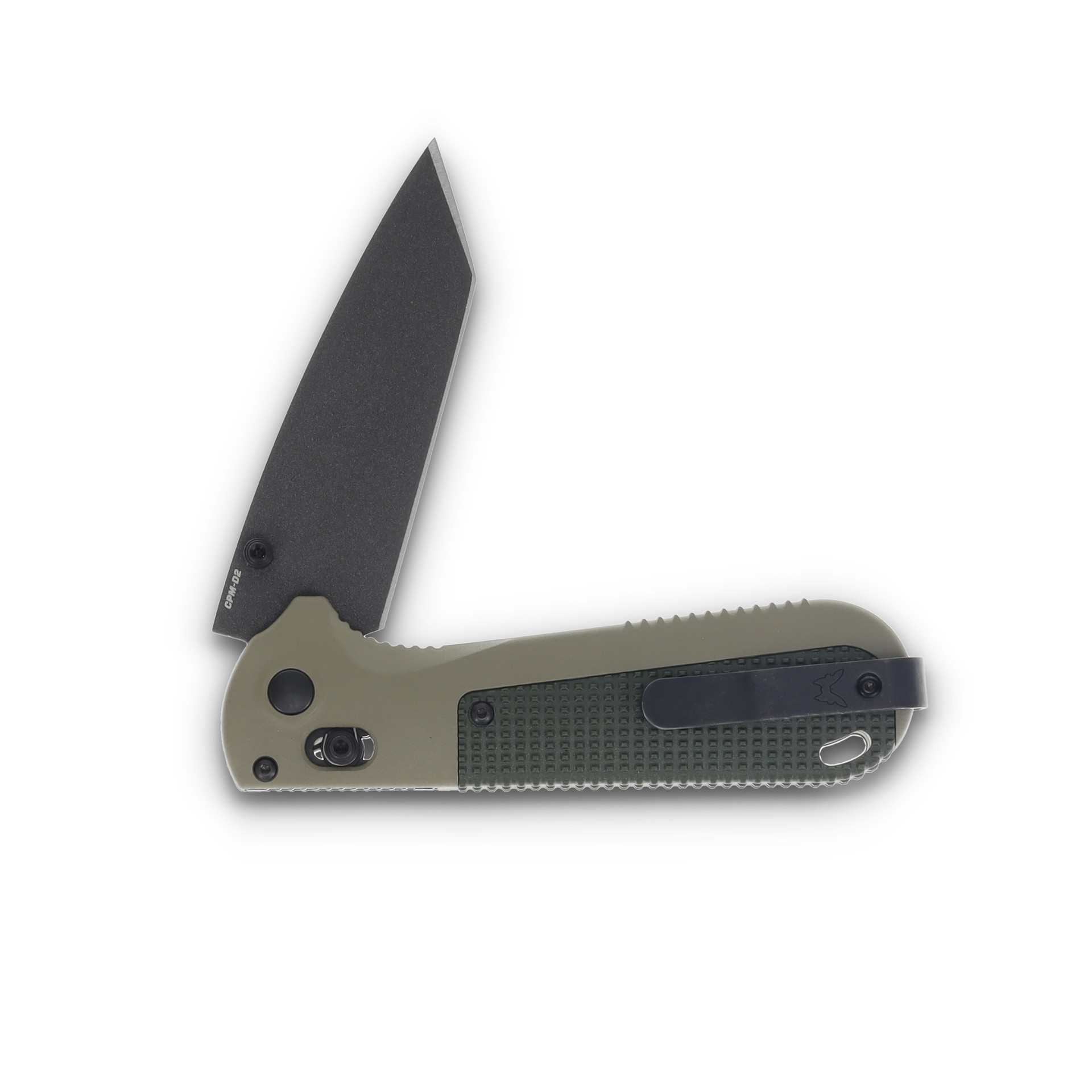 Benchmade Redoubt Folding Knife CPM-D2 Tanto/Forest Green BM431BK-1 ...