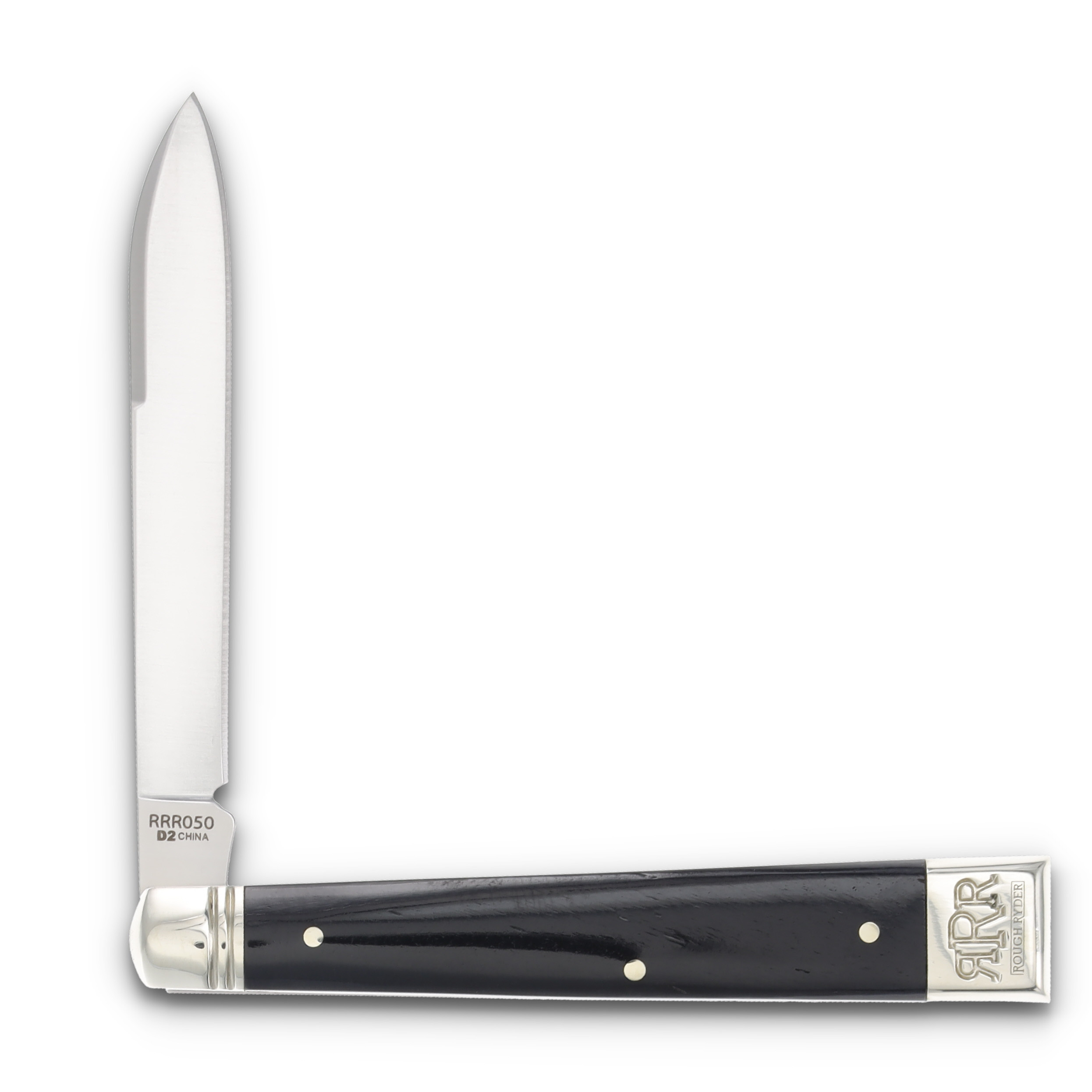 Rough Ryder Reserve Fat Bottom Doctor Folding Knife Black Smooth Bone ...