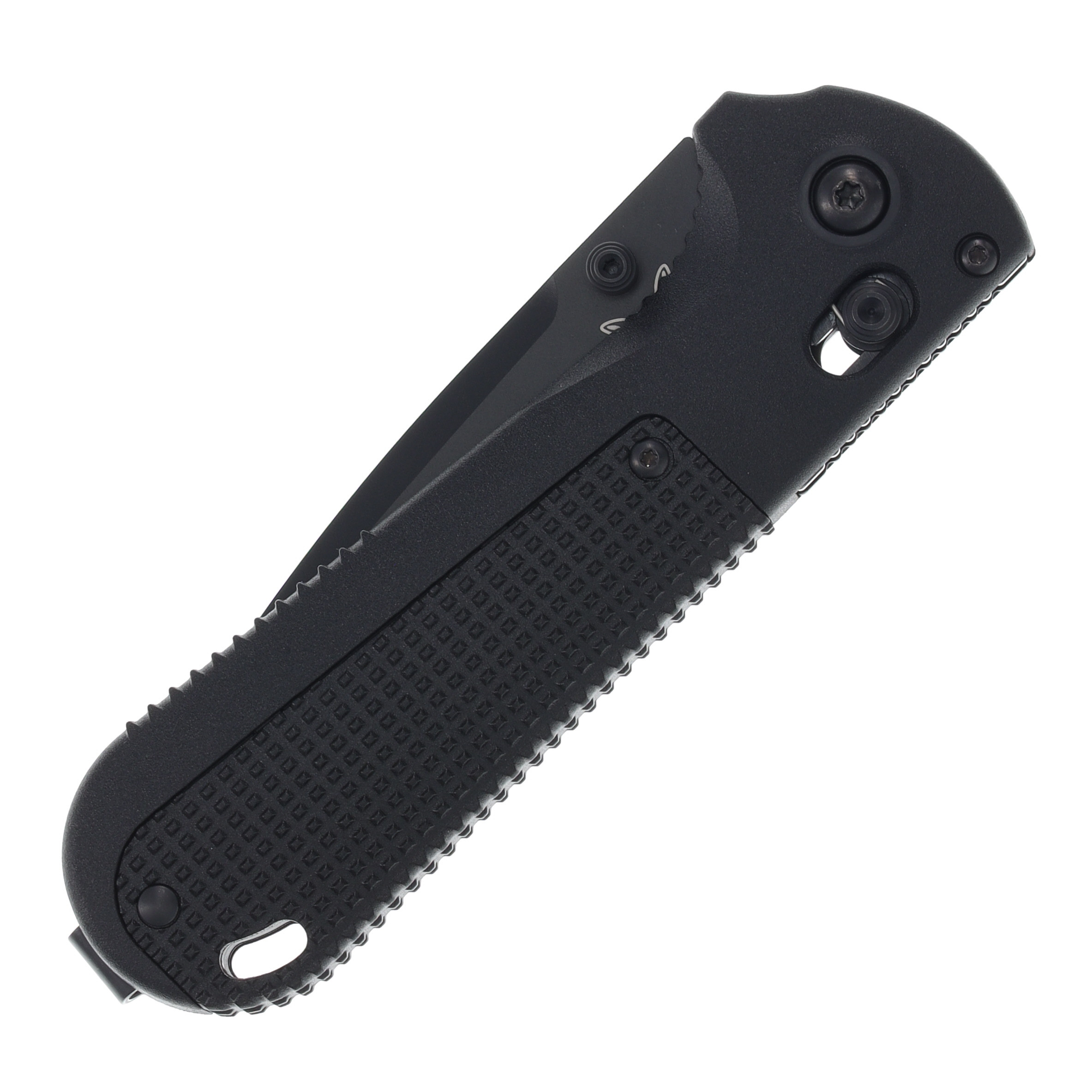 Benchmade Redoubt 3.55in Black CPM-D2 Plain Edge - Smoky Mountain Knife ...