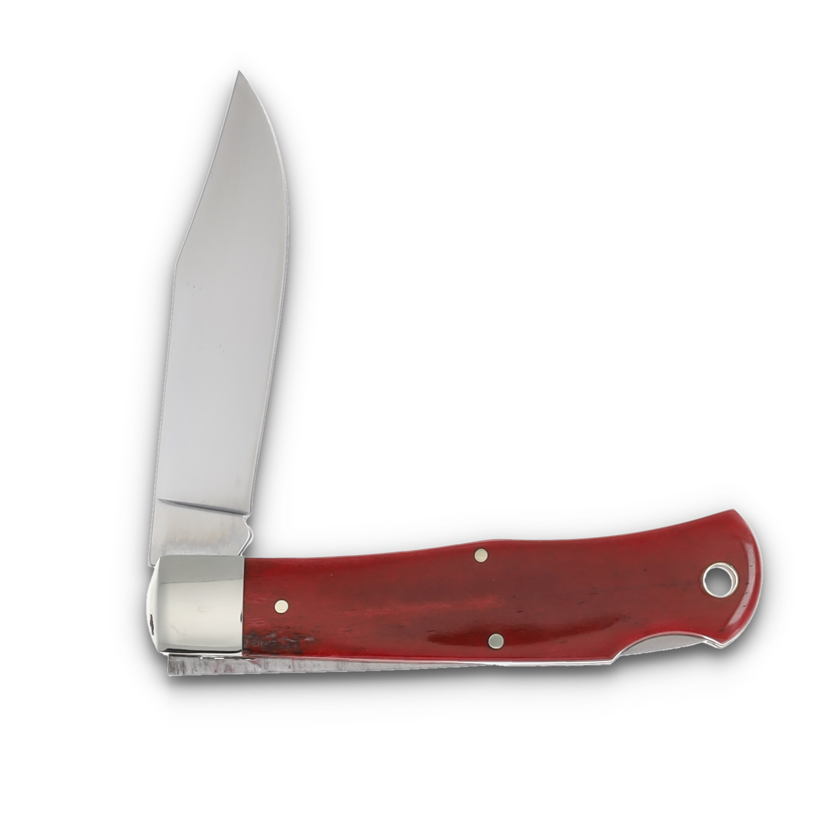 Queen Cutlery Red Bone One Blade Lockback Folding Knife QRSB106L ...