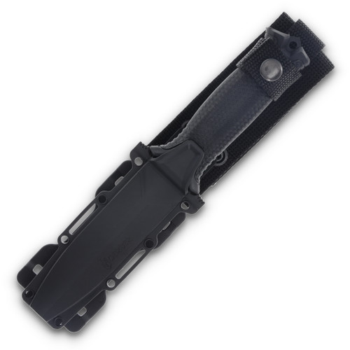 Gerber StrongArm Fixed Blade Knife - 4.8in Black Drop Point Blade