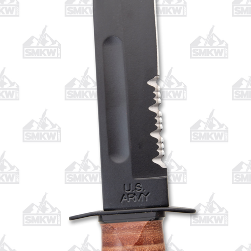 KA-BAR US ARMY Fixed Blade Fighting Knife Combo Edge KA1219 - Smoky ...