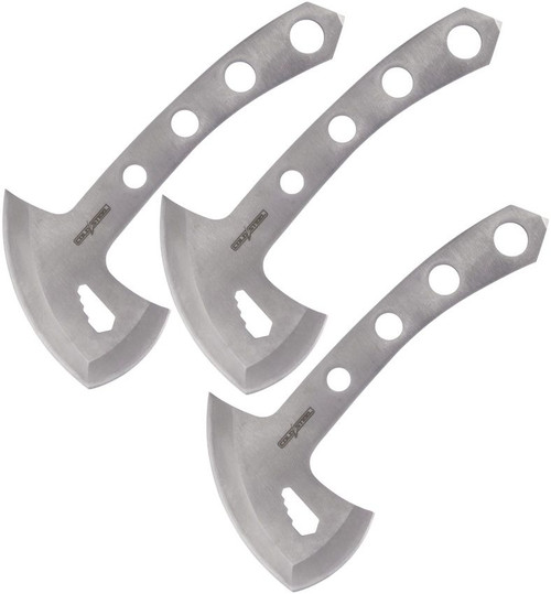 Cold Steel Silver Throwing Axes 3-Pack CS-TH-50AX3PK - Smoky Mountain ...