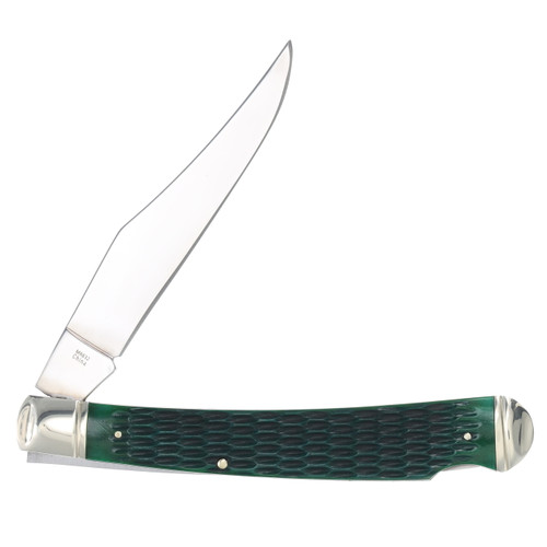 Marble's 1-Blade Green Jigged Folding Hunter MR632 - Smoky Mountain ...