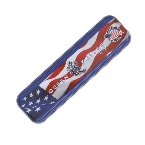Queen USA-Made Genuine Stag Barlow Folding Knife QGSH281 - Smoky ...