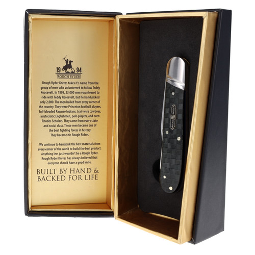 Rough Ryder Black Reserve One Arm Razor Folding Knife (Black ...