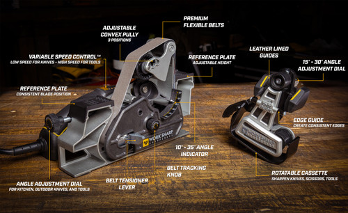 Work Sharp Ken Onion Edition Knife & Tool Sharpener Elite Mk2 WSKTS-KO2 ...