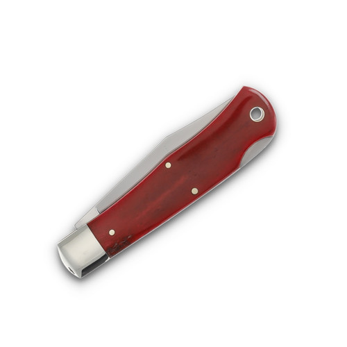 Queen Cutlery Red Bone One Blade Lockback Folding Knife QRSB106L ...