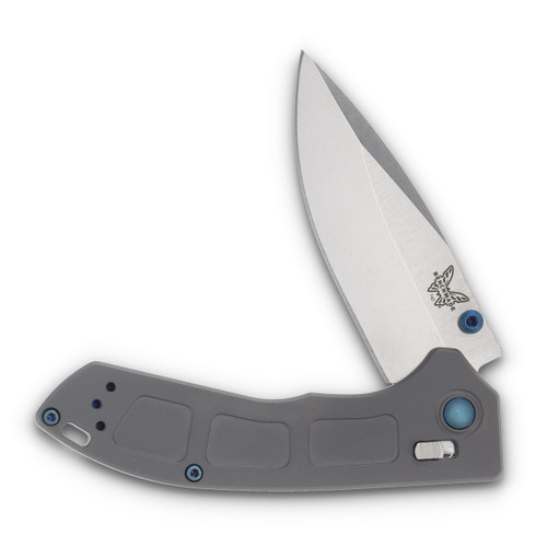 Benchmade Mini Narrows 20CV Gray Titanium Sapphire Blue Hardware BM743 ...