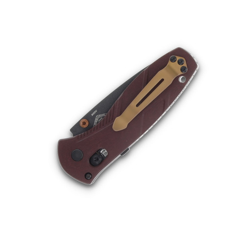 Benchmade Osborne Mini Barrage Axis Lock CPM-S30V Blade Redstone ...