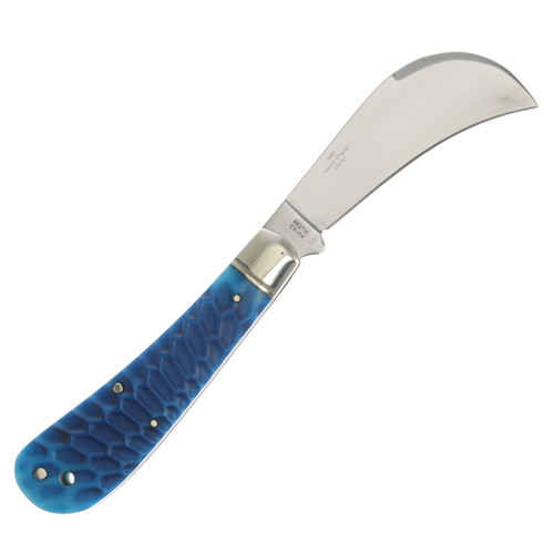 Rough Rider Hawkbill Blue Dragon Bone RR2714 - Smoky Mountain Knife Works