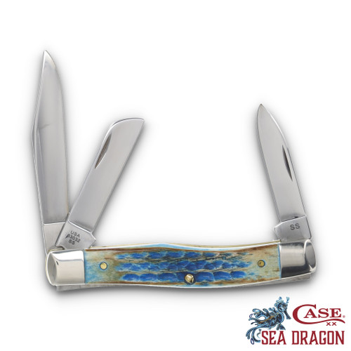 Case Sea Dragon 63032 SS Medium Stockman CA25218 - Smoky Mountain Knife ...