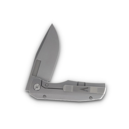 Vero Engineering Nova Mini Folding Knife Stonewash/Titanium LLKB693-2 ...