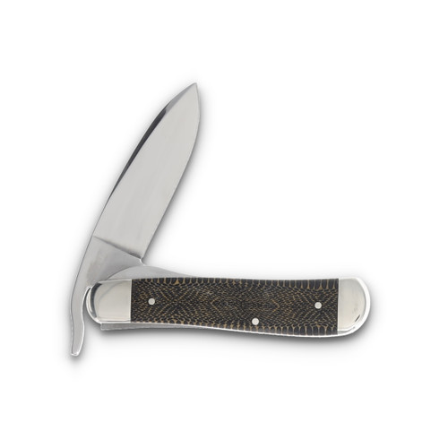 Case XX Smooth Antique Bone RussLock Snake Skin with Bullet Shield ...