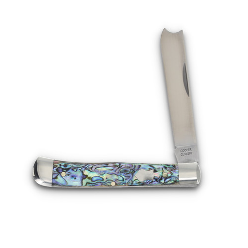 Cooper Cutlery Razor Genuine Abalone Handle CC6219AB - Smoky Mountain ...