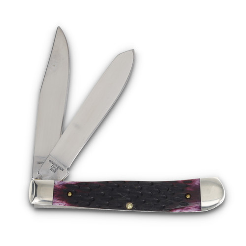 Cooper Cutlery Battle Axe Brand Purple Jigged Bone Trapper 1-of-50 ...