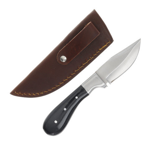 Szco 7 Inch Steel Bolster Fixed Blade Hunting Knife 203539 - Smoky ...