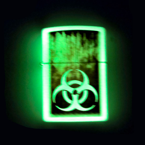 Zippo SMKW Exclusive BioHazard Glow-N-Dark Lighter ZP129661 - Smoky ...