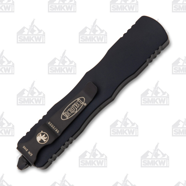 Microtech Dirac Out-The-Front Automatic Knife (D/E Black | Tactical ...