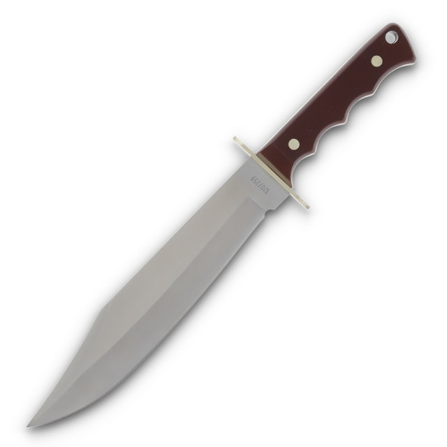 Old Timer Bowie Fixed Blade Combo Sawcut POM W/Sheath 1207759 - Smoky ...