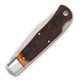 Queen Cutlery Lockback Folding Knife Amber Winterbottom Bone QAWB106L ...