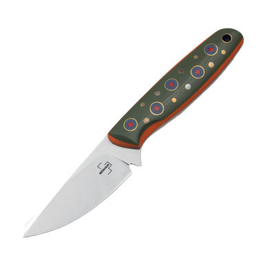 Boker Plus The Brook Green Multi 2.83 Inch Plain Polished Drop Point