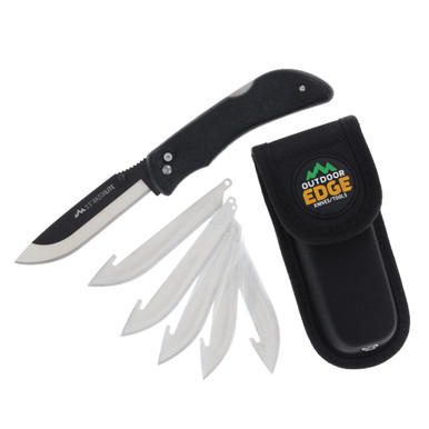 Outdoor Edge Razor Pro Lite Folding Knife 3.5in Drop Point Black