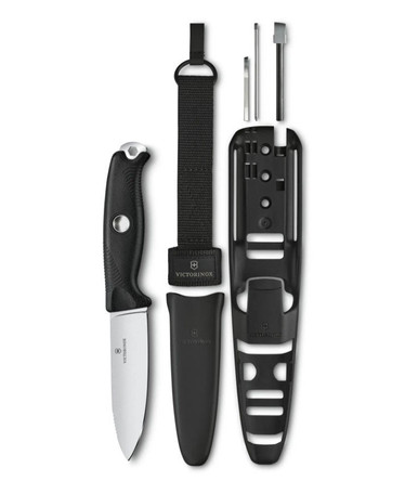Victorinox Venture Pro Fixed Blade Knife (Black) - Smoky Mountain Knife ...