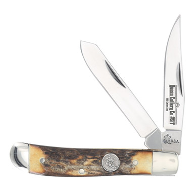 Queen Genuine Stag 3.5in Mini Trapper
